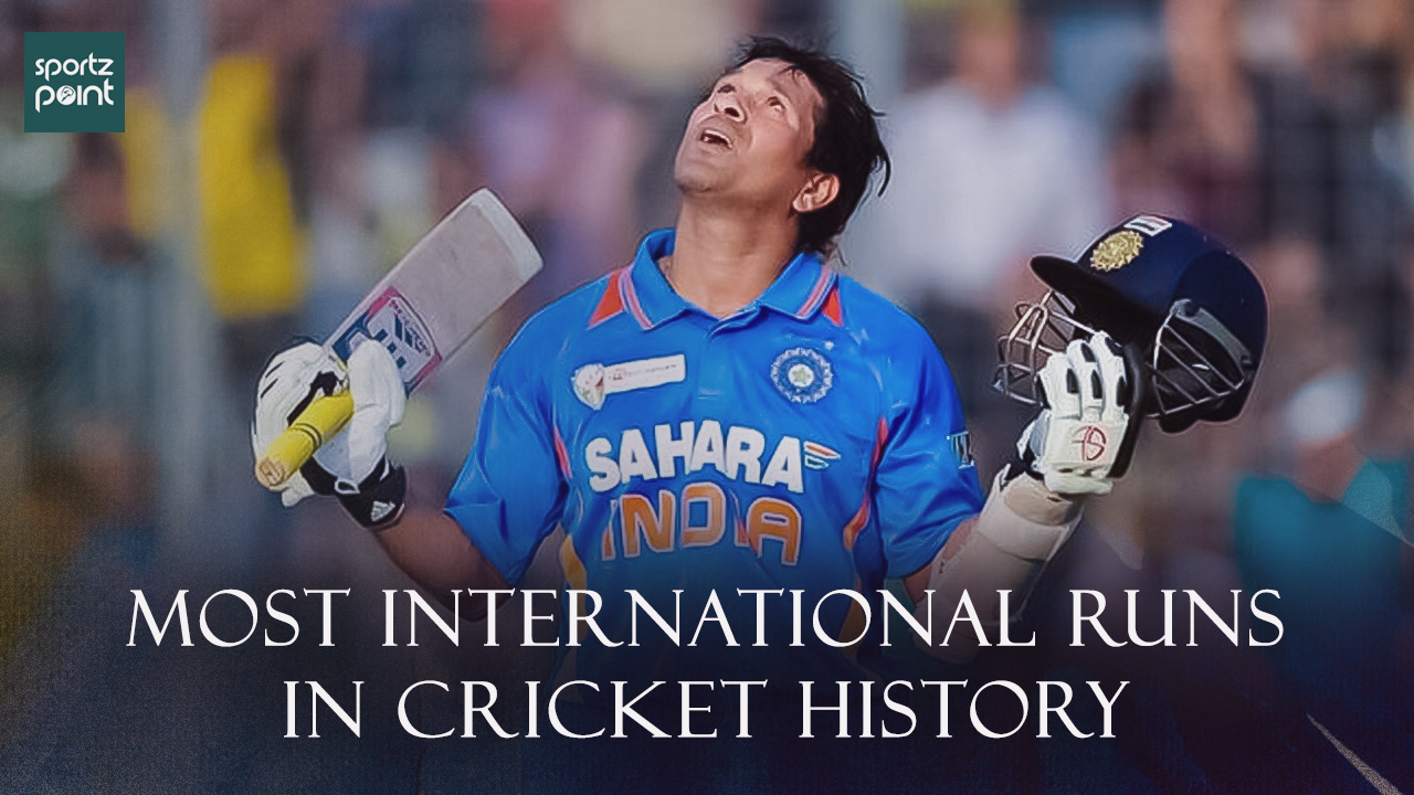 Most international runs in Cricket history